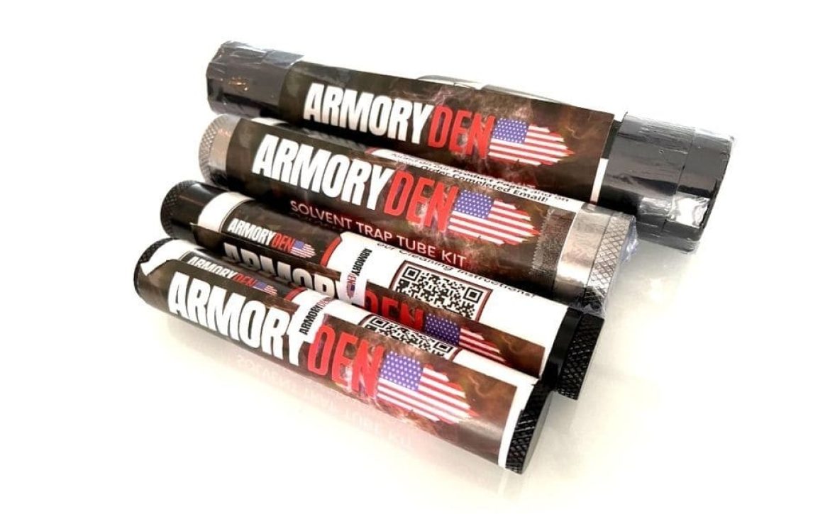 Armory Den's Best 1/2x28 Thread Patterned Solvent Trap Selections Armory Den's Best 1/2x28 Thread Patterned Solvent Trap Selections