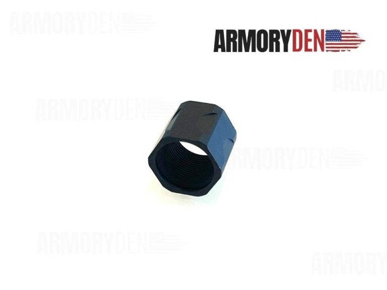 Flat Matte Black Thread Protector for 1/2x28 or .578x28 Threaded Barrels