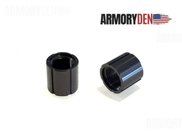 Long Grooved Thread Protector for 1/2x28 or .578x28 Threaded Barrels